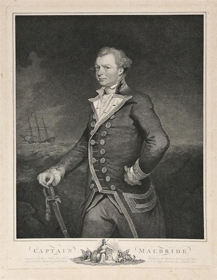 James Fittler | 4 Works: Captain MacBride, Charles Saunders, Vice ...