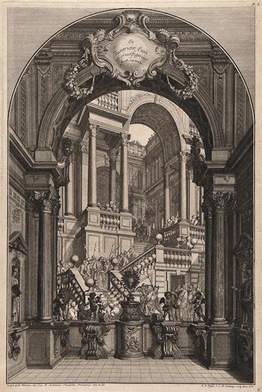 Giuseppe Galli Bibiena | 4 Works: Baroque stage designs | MutualArt