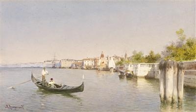 Alberto Prosdocimi | A gondula near Venice | MutualArt