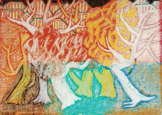 Nashar | Pohon-Pohon (1968) | MutualArt