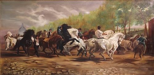 Rosa Bonheur | The horse fair | MutualArt