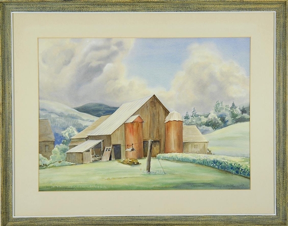 Channing Smith | A barn (1957) | MutualArt