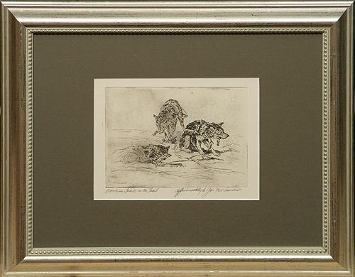 Theodore R. Lambert | 3 works: Noontime Snack On The Trail; The ...