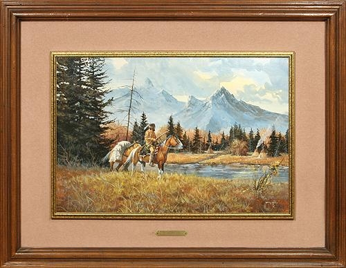 Gerry Metz | Teton Trappers | MutualArt