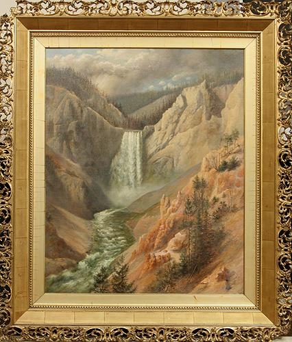 Ralph E. DeCamp | Lower Yellowstone Falls (1899) | MutualArt