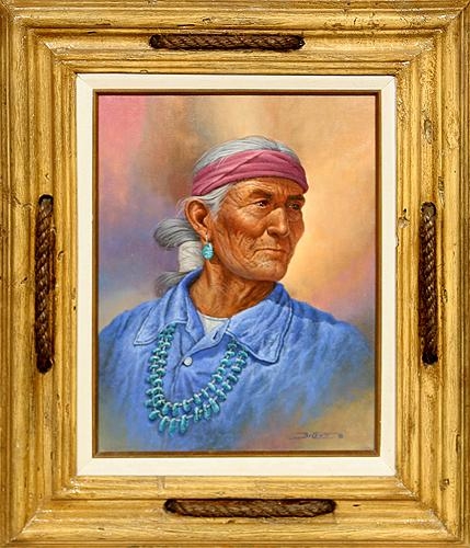 Robert Becenti | A Winter's Journey (1979) | MutualArt