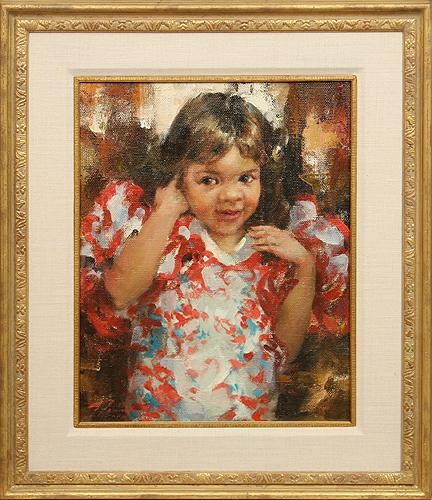 Ramon Kelley | Little Doe, Cheyenne Sioux Dancer (1971) | MutualArt