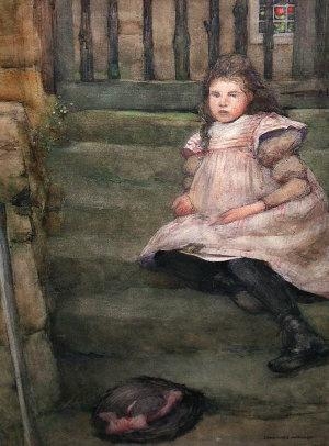Constance Walton | A short rest on the steps | MutualArt