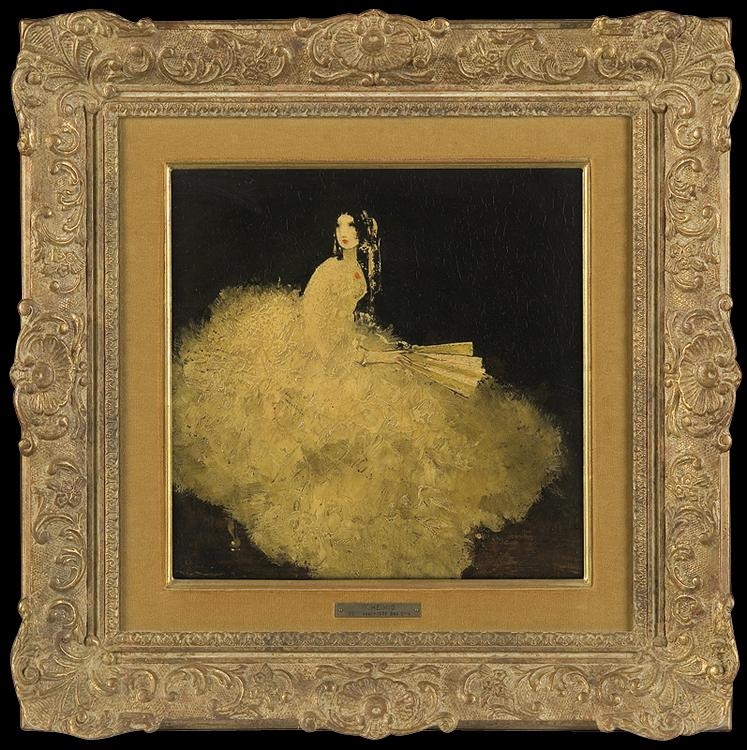Walter Helbig | Lady in ball gowns | MutualArt