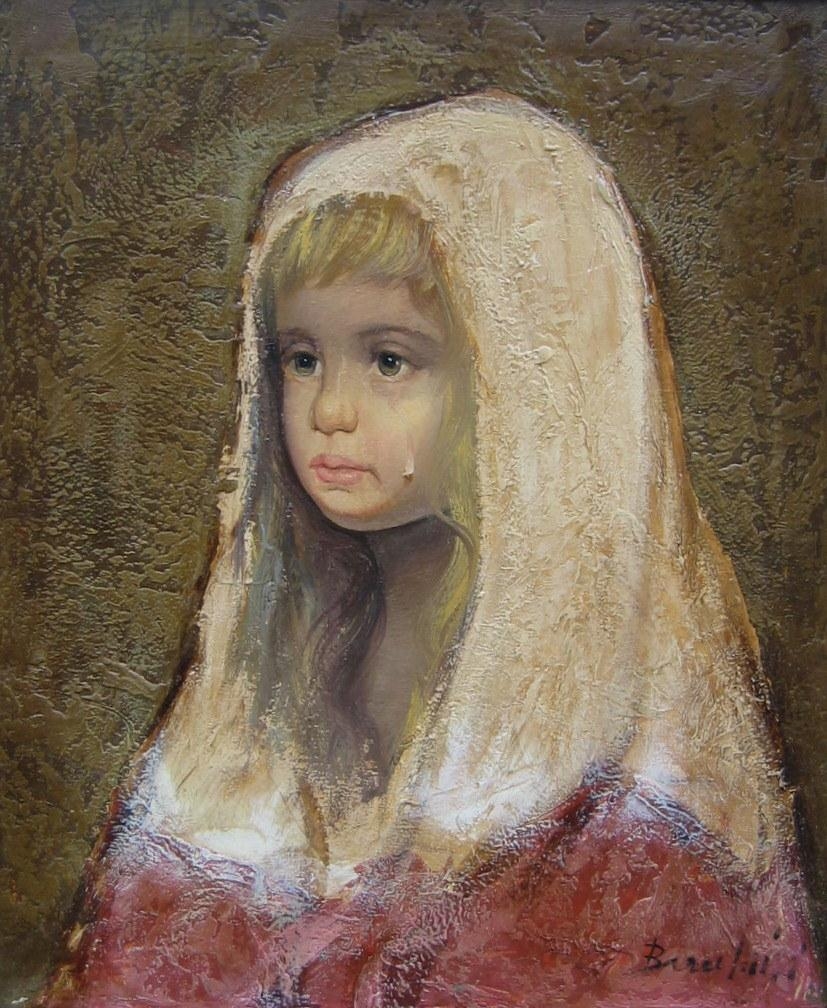 Italian School, 20th Century | Young Girl Crying (20th Century) | MutualArt