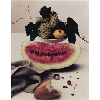 Irving Penn | Still Life with Watermelon (1947) | MutualArt
