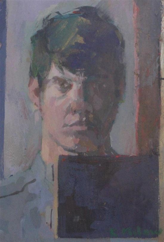 Keith Milow | Self portrait | MutualArt