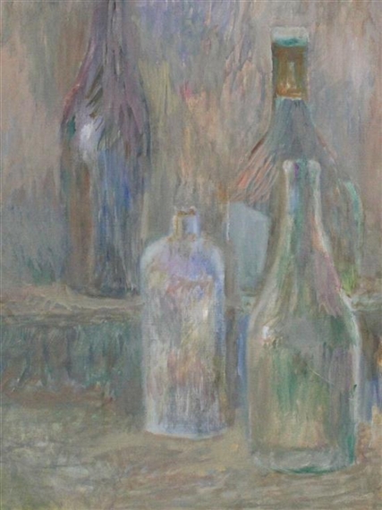 Adrian Stokes | Still life of bottles (1971) | MutualArt