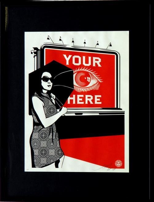 Shepard Fairey | Your Eye Here (2008) | MutualArt