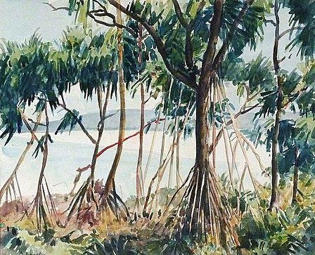André Ragot | LES PANDANUS DE NOUVELLE CALEDONIE | MutualArt