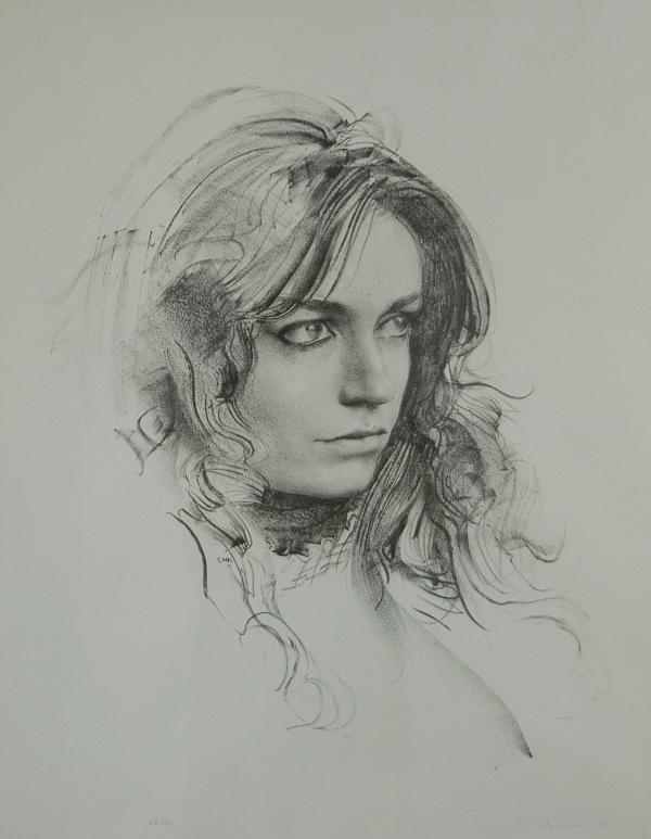 Pietro Annigoni | Study of a Woman | MutualArt