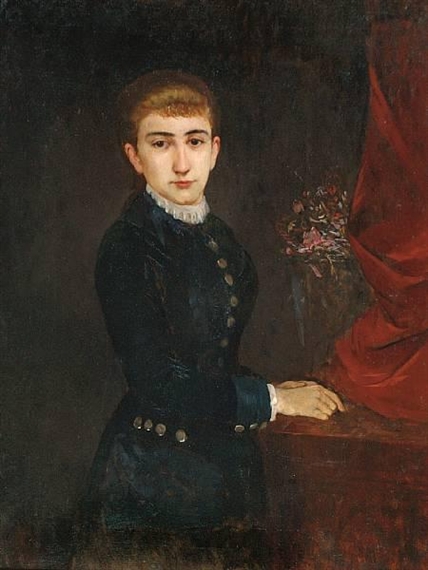 Polychronis Lembesis | Portrait of Helen Levidis | MutualArt