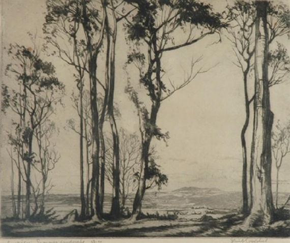 John Charles Goodchild | AUSTRALIAN SUMMER LANDSCAPE | MutualArt