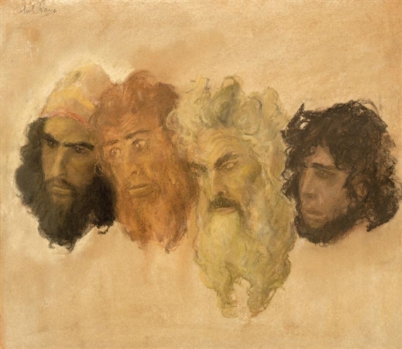 Abel Pann | Four Prophets | MutualArt