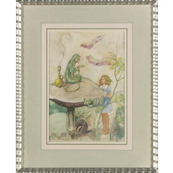 Helen Jacobs | Alice and the Caterpillar | MutualArt