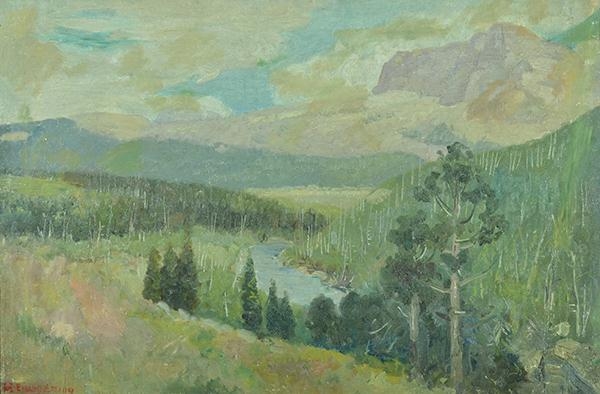 Edwin Willard Deming | Western Landscape | MutualArt