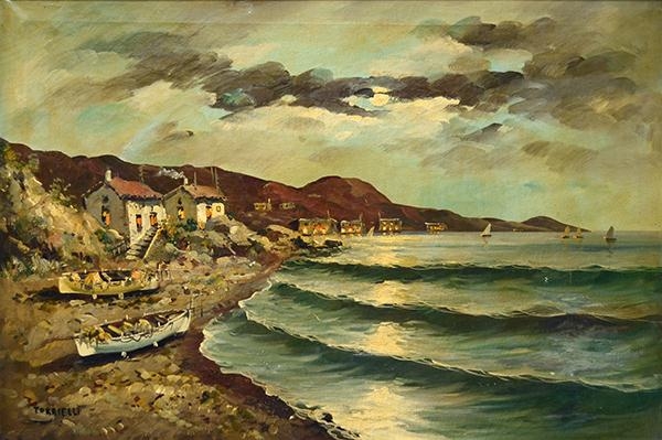 Antonio Torrielli | Moonlight over the Bay | MutualArt