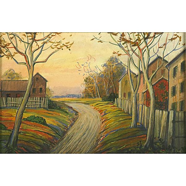 Jan Nosek | 5 Works: Landscapes and Town Scenes | MutualArt