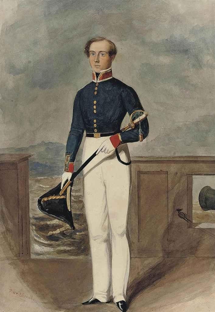 Richard Henry Clements Ubsdell | Portrait of a Naval surgeon standing ...