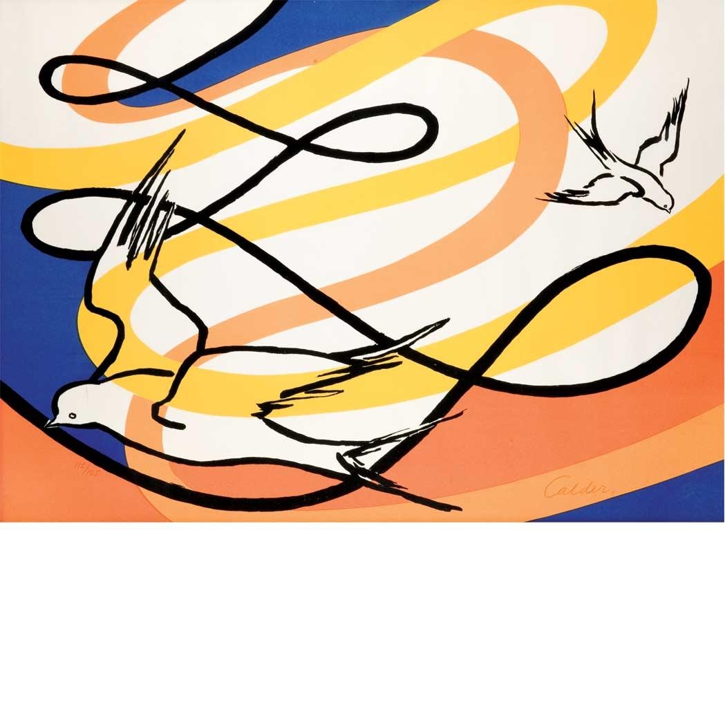 Alexander Calder | Birds in Flight (1975) | MutualArt