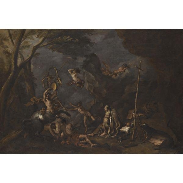 Sebastiano Ricci | The temptation of Saint Anthony | MutualArt