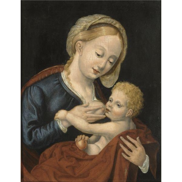 Flemish School, 16th Century | The Virgin Mary praying | MutualArt