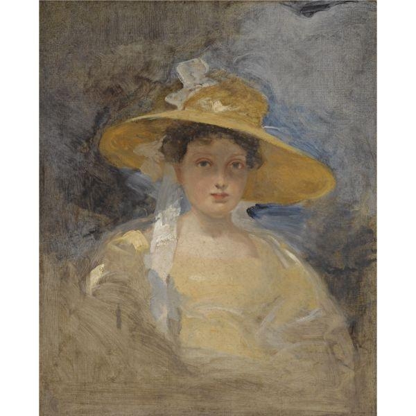 Martin Archer‏ Shee | Portrait of a Girl, traditionally identified as ...