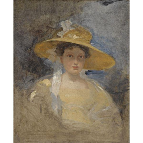 Martin Archer‏ Shee | Portrait of a Girl, traditionally identified as ...