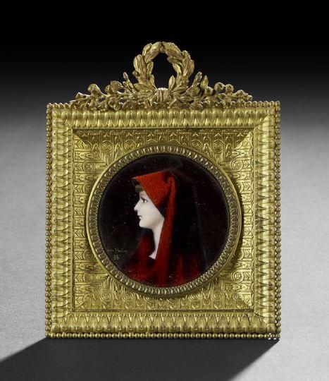 Jean-Jacques Henner | Portrait Plaque of St. Fabiola | MutualArt