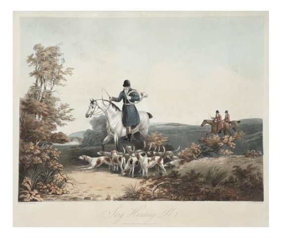 Richard Gilson Reeve | 4 Works: The Younger Stag Hunting (1808) | MutualArt