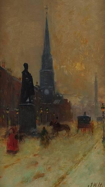 James Watterson Herald | George St, Edinburgh, looking east | MutualArt