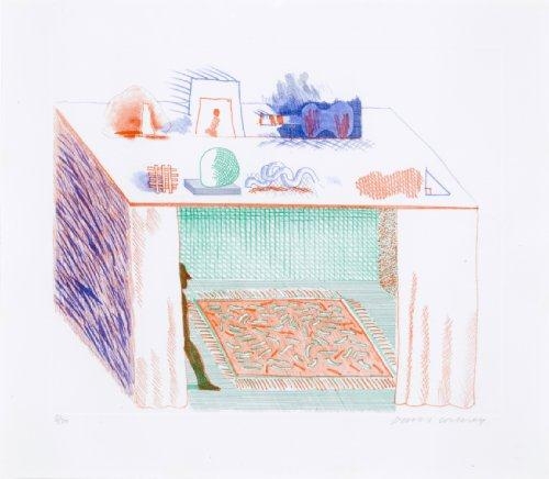 David Hockney | Cat (1955) | MutualArt