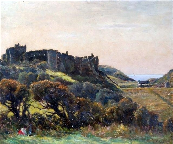 William Augustus Rixon | 'Manorbier Castle, Tenby', a pair (1932 ...