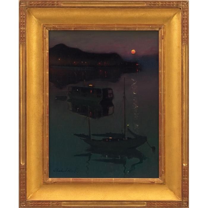 Charles Rollo Peters | Twilight on the Farm (1902) | MutualArt