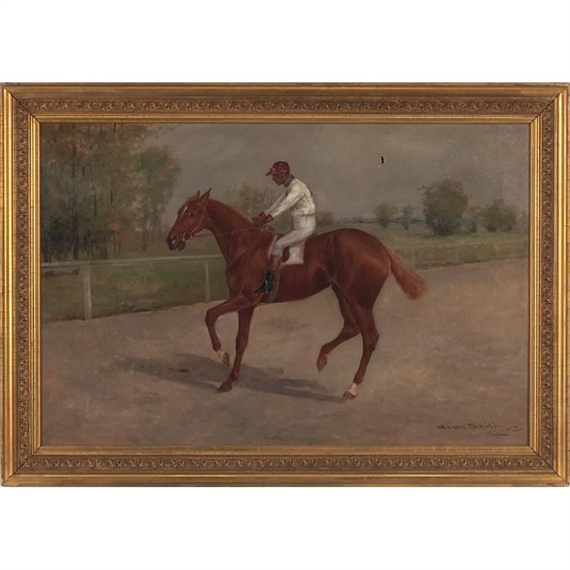 Gean Smith | Jockey on Horseback (1892) | MutualArt