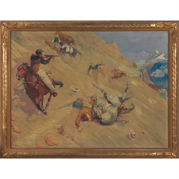 Oliver Houston | Shoot Out (Circa 1920) | MutualArt