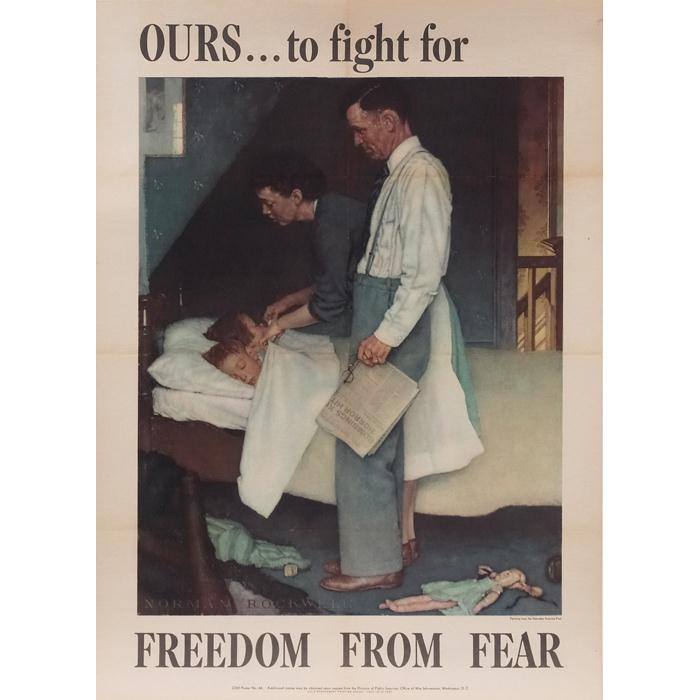 Norman Rockwell | Four Freedoms, set of four vintage posters from The ...