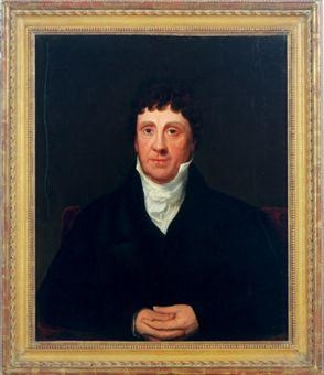 Henry Cheever Pratt | Portrait of a gentleman with clasped hands ...