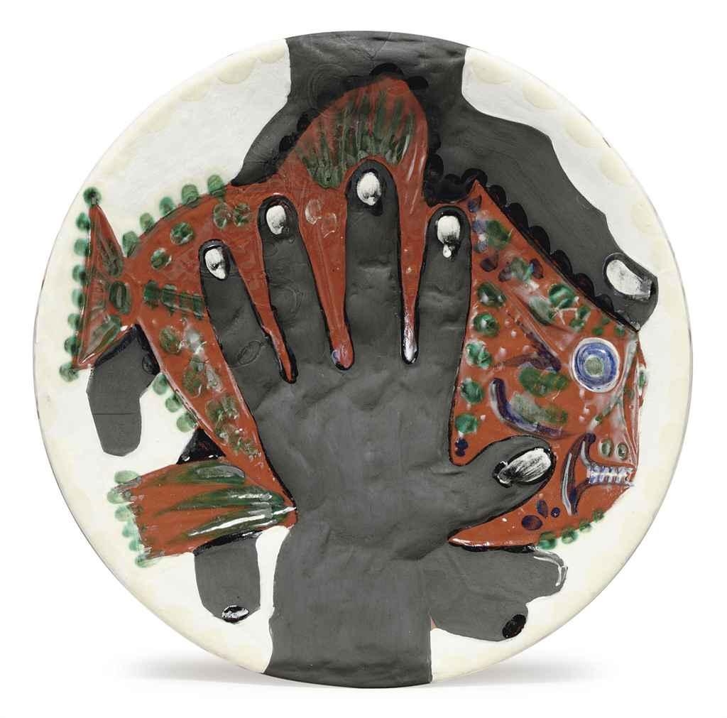 Pablo Picasso | Hands with Fish (1953) | MutualArt