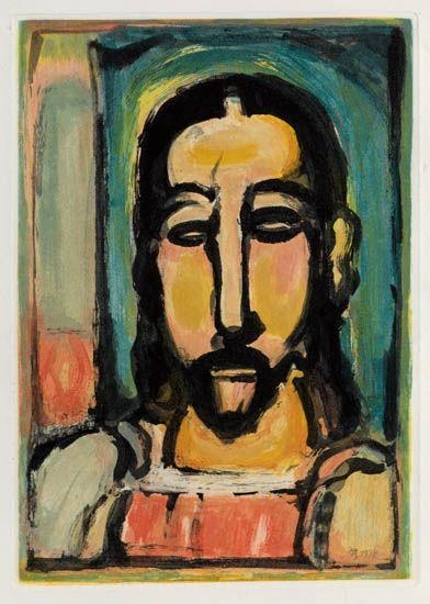 Georges Rouault | Christ de Face (1937) | MutualArt