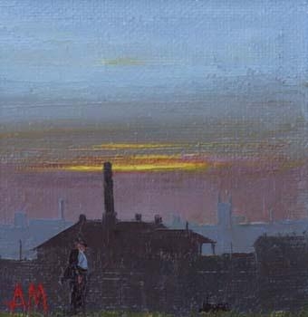 Austin Moseley | A Run at Dusk | MutualArt