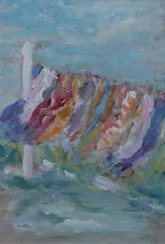 Molly Broughton Bailey | Washing on the Line | MutualArt