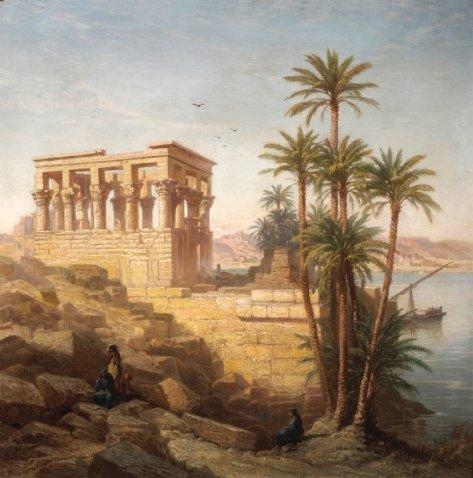 Frank Dillon | The Hypaethral Temple, Philae, Egypt | MutualArt