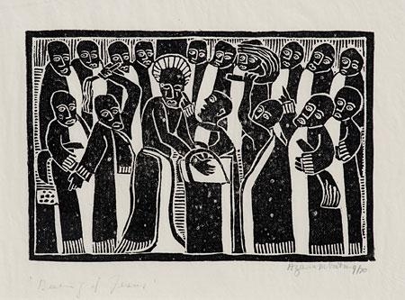 Azaria Mbatha | Beating of Jesus | MutualArt