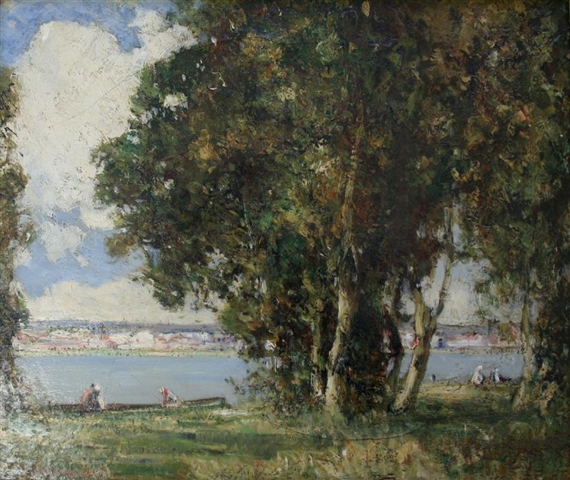 Joseph Vickers De Ville | ANGLERS | MutualArt